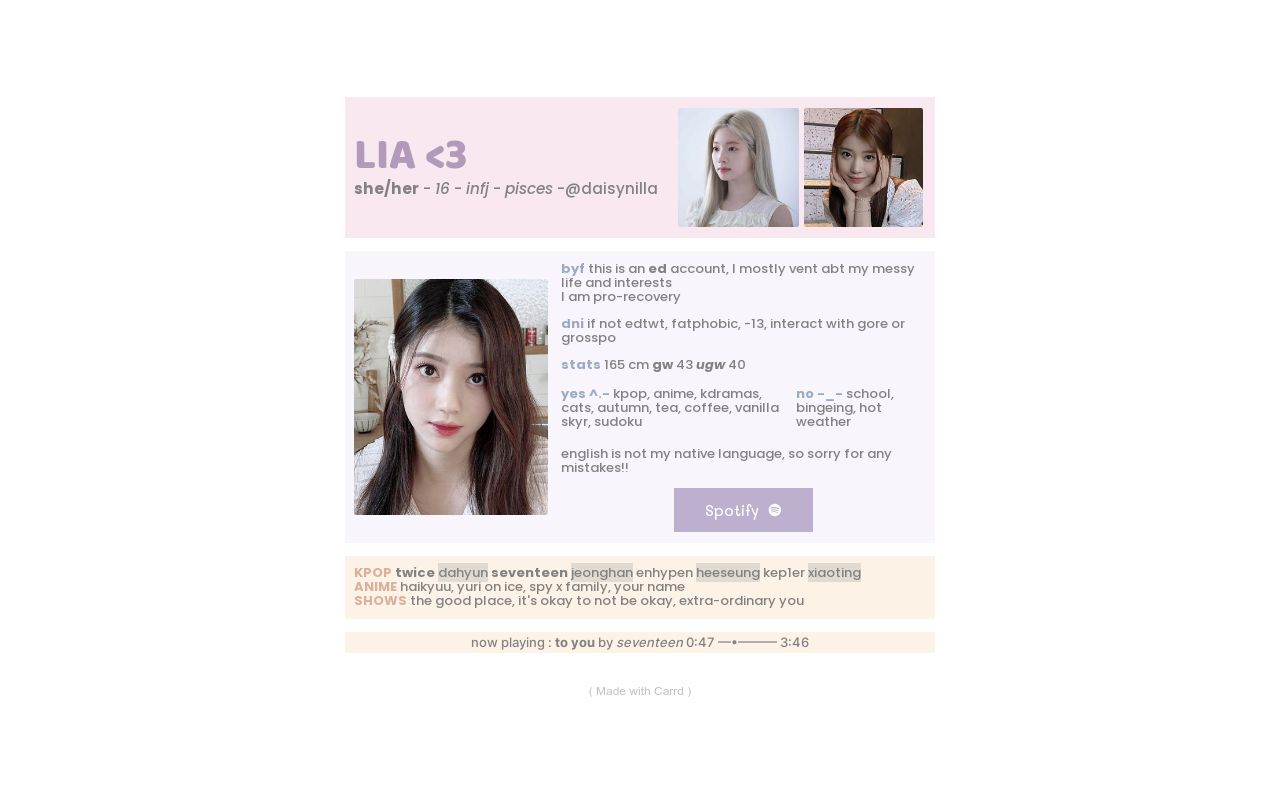 Welcome! [daisynilla.carrd.co]